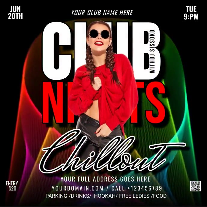 CLUB PARTY Template | PosterMyWall