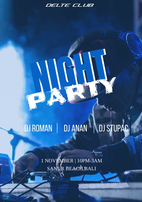 Club Party Template | PosterMyWall