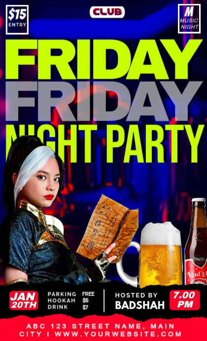 Club Party Template | PosterMyWall