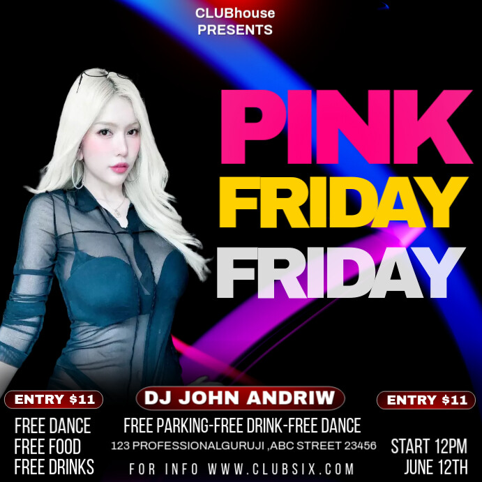 Club Party Template | PosterMyWall