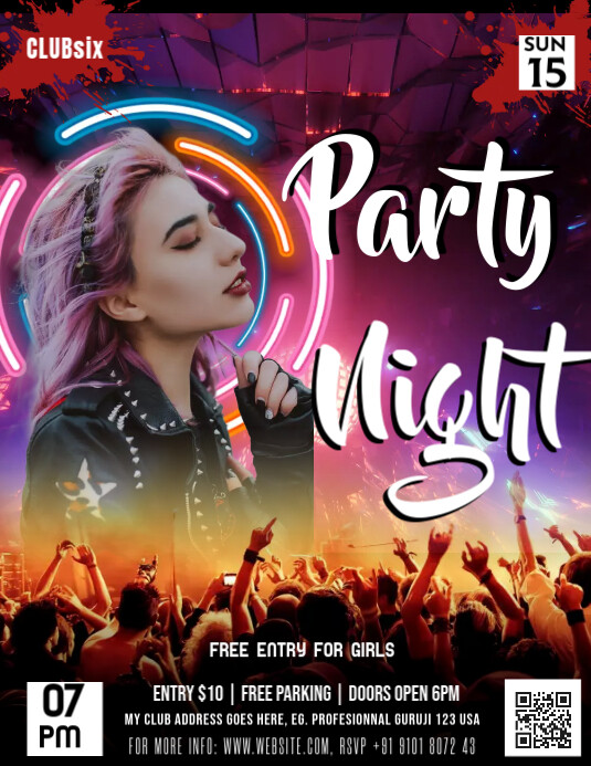 Club Party Template | PosterMyWall