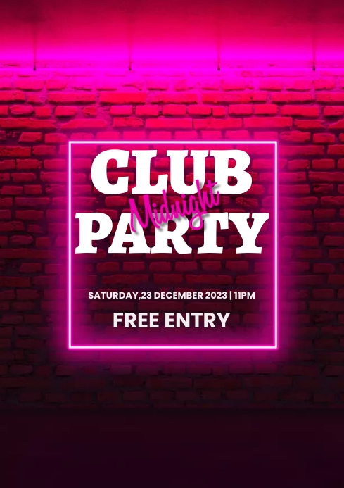 Club Party Template | PosterMyWall