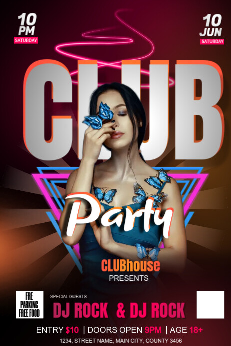 club party Template | PosterMyWall