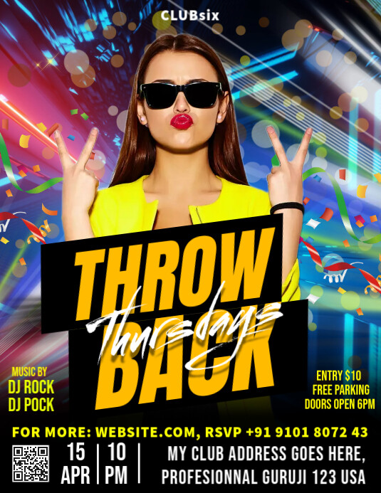 Club Party Template | PosterMyWall