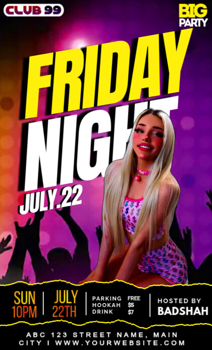 Club Party Template | PosterMyWall