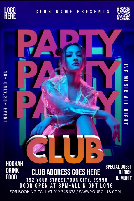 Club Party Template | PosterMyWall