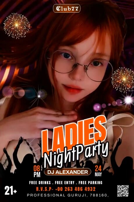 club party digital Template | PosterMyWall