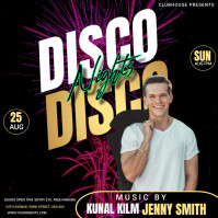 saturday night /disco party/pob night Template | PosterMyWall
