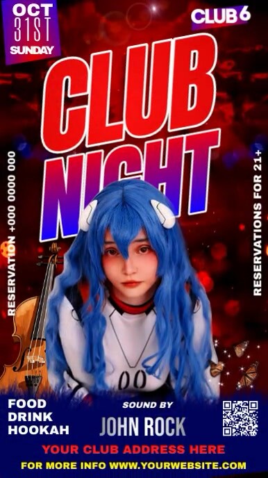 club party/dj night Template | PosterMyWall