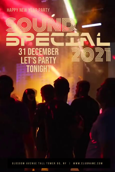 Club Party Event Template | PosterMyWall