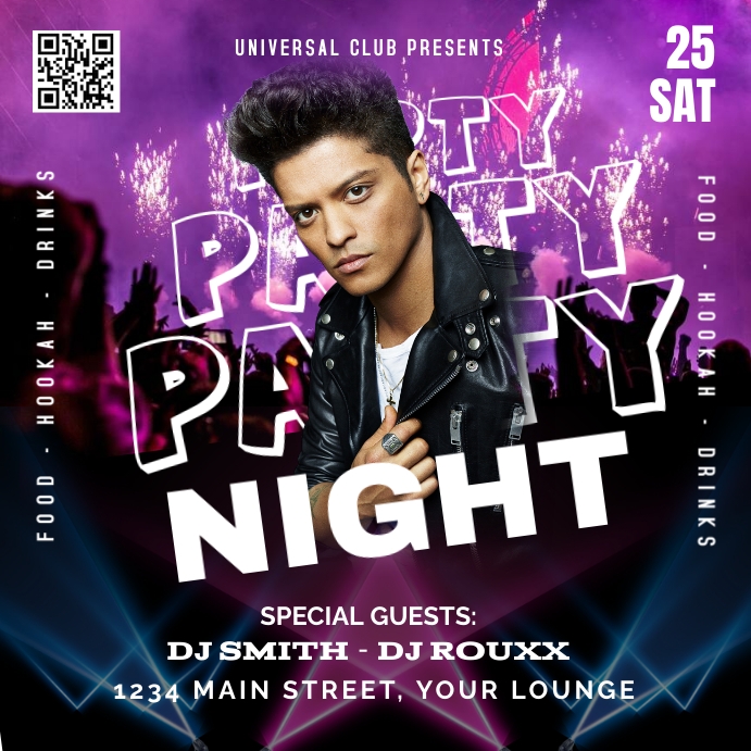 Plantilla de club party event flyer | PosterMyWall