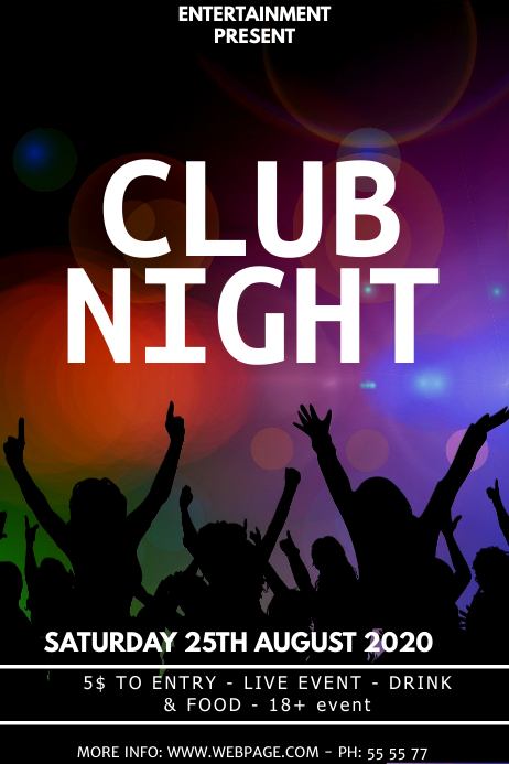 Club party event flyer template | PosterMyWall