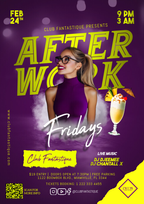 Copy of Club Party Flyer A4 | PosterMyWall