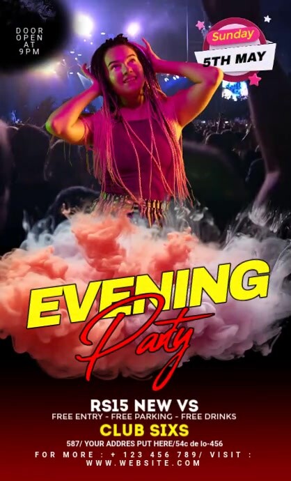 Club Party Flyer Template | PosterMyWall