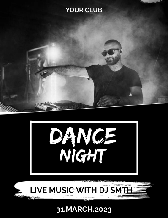 Club Party Flyer Template Postermywall