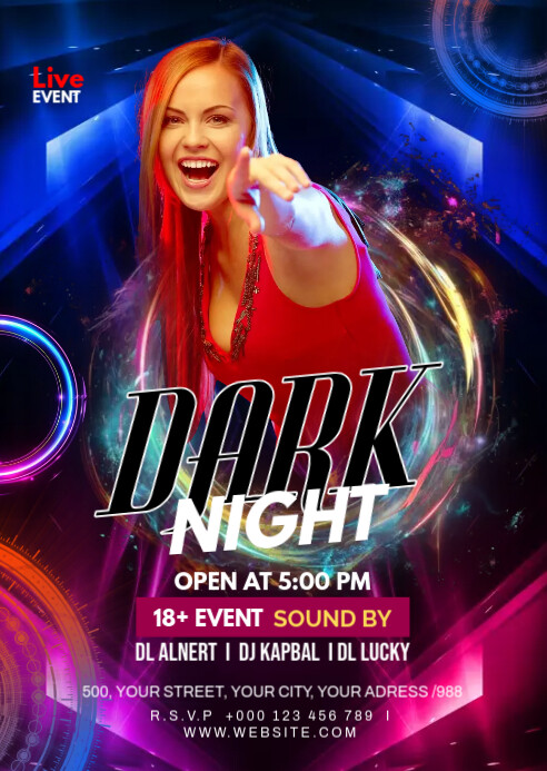 Club Party Flyer Template | PosterMyWall