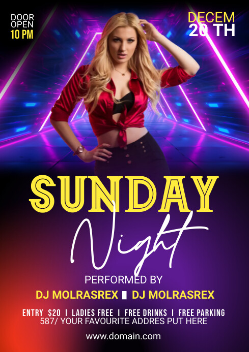 Club Party Flyer Template | PosterMyWall