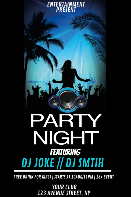 Modèle de Club Party Party | PosterMyWall