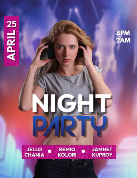 Club Party Flyers Template | PosterMyWall