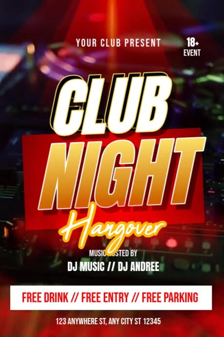 Club party hangover Template | PosterMyWall