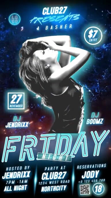 club party instagram story post Template | PosterMyWall
