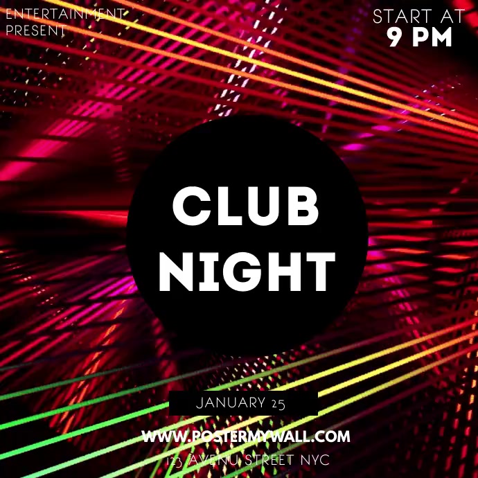 Club Party Instagram Template | PosterMyWall