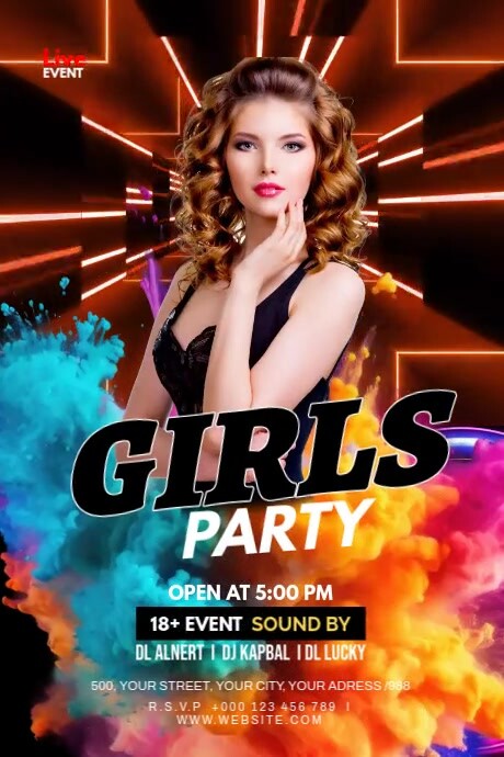 Club Party Poster Template | PosterMyWall