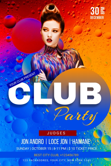 Copy of Club Party Poster | PosterMyWall