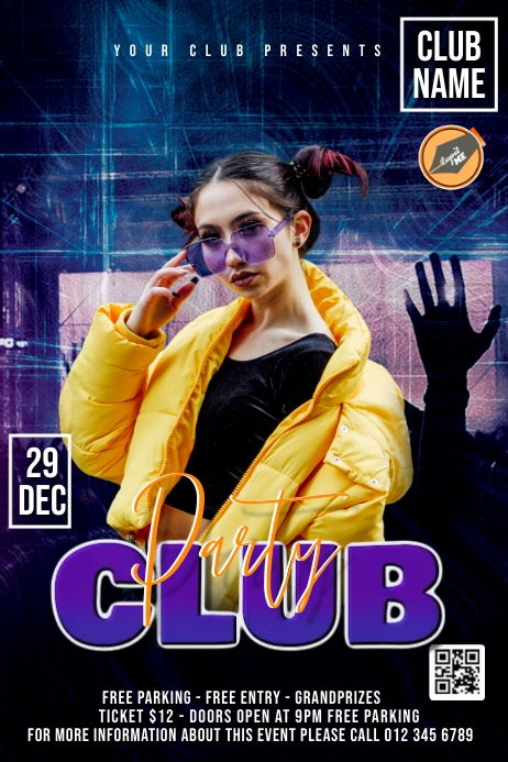 Club Party Poster Template | PosterMyWall