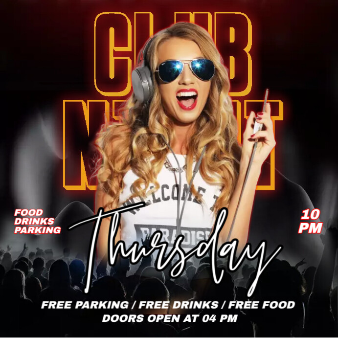 Copy of Club Party Template Ads | PosterMyWall