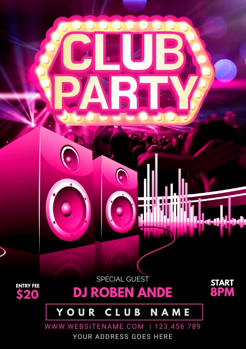 Club party Template | PosterMyWall