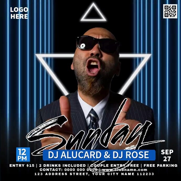 Club Party Video Ads Template | PosterMyWall