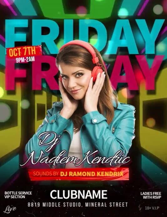 Club Party Video Ads Template | PosterMyWall