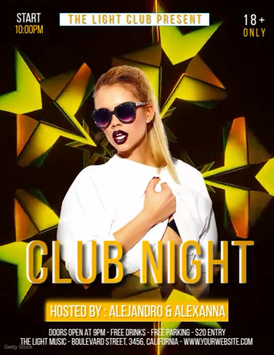 Club Party Video Templat | PosterMyWall