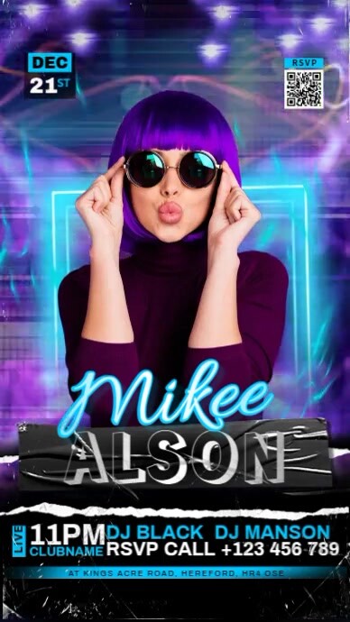 Club Party Video Template | PosterMyWall