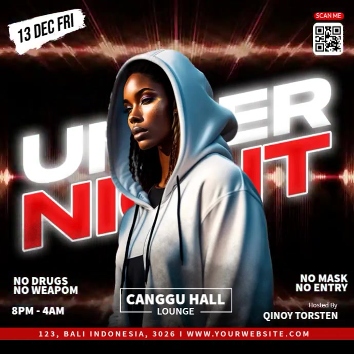 Club Party Video Template | PosterMyWall