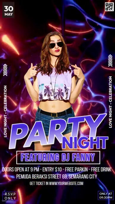 Club Party Video Template | PosterMyWall