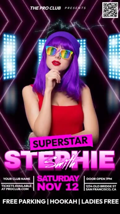 Club Party Video Template | PosterMyWall