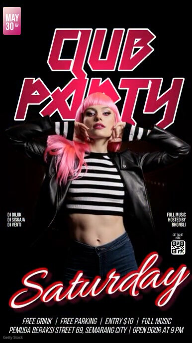 Club Party Video Template | PosterMyWall