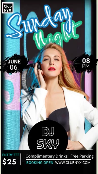 Club Party Video Template | PosterMyWall