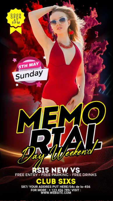 Copy of Club Party WhatsApp Status | PosterMyWall