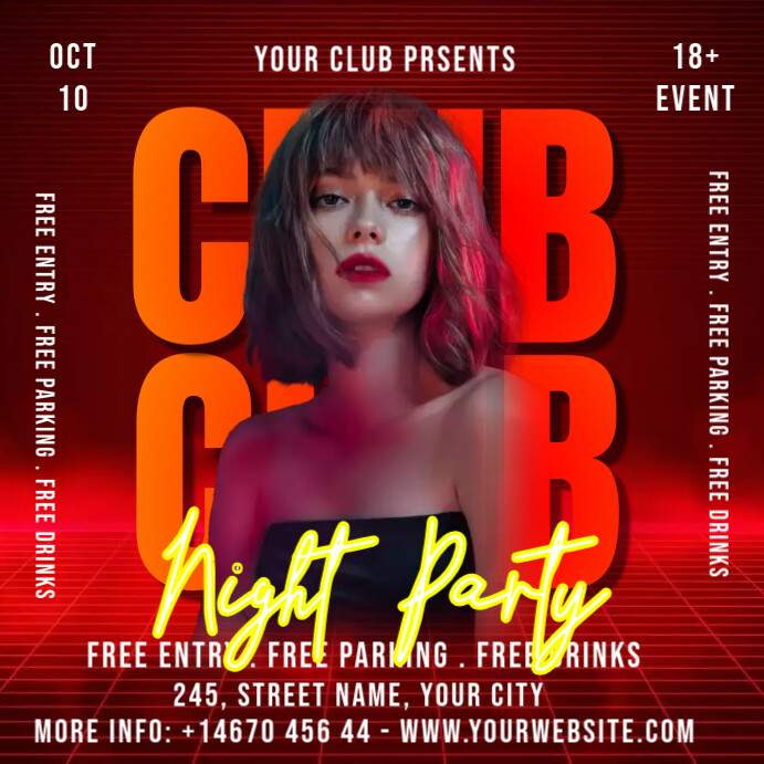 Copy of CLUB PARTY.C | PosterMyWall