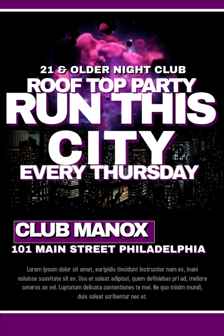 Club Template | PosterMyWall