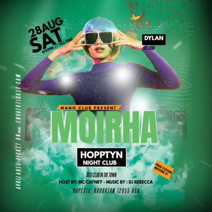 Club Present Party ads Template | PosterMyWall