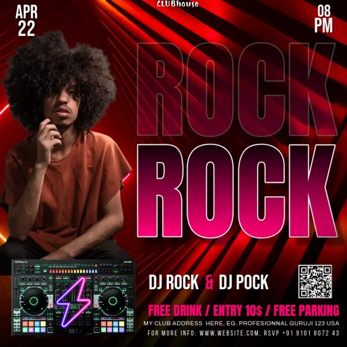 Plantilla de Club Promotion (2) | PosterMyWall