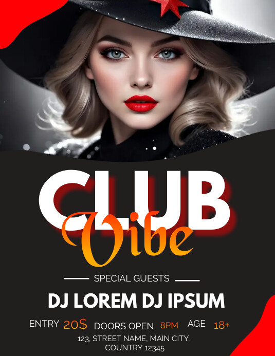 club vibe template | PosterMyWall