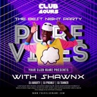 Pure Vibes Club Template | PosterMyWall
