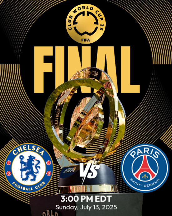 Club World Cup Final Template | PosterMyWall