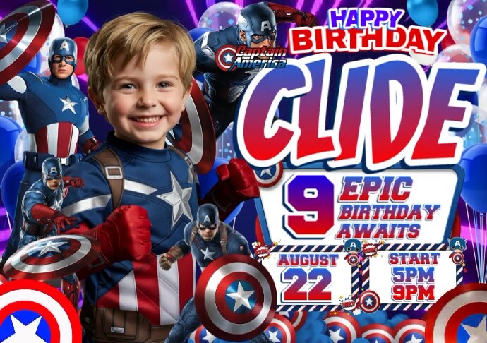 Clyde’s Epic Hero Bash Template | PosterMyWall