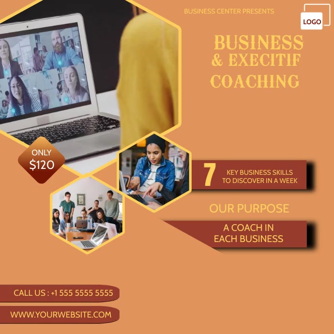 coaching firm poster template | PosterMyWall